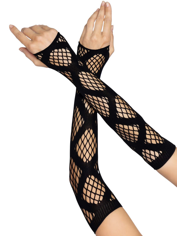 Leg Avenue Faux wrap net arm warmers – legavenue.eu