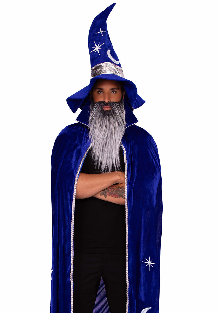 3 PC Wizard Kit, Cape, Hat and Beard – legavenue.eu