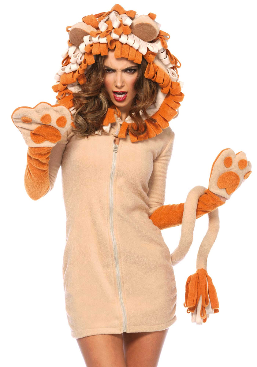 Cozy Lion Hooded Dress – legavenue.eu